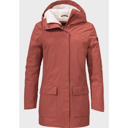 Schöffel SCHÖFFEL Damen Langjacke "Ins. Parka Rotterdam L", rot, Gr. 42, Oberstoff : Aussenseite: 100% Polyester (Membran: Polyurethan) Futter : 100%