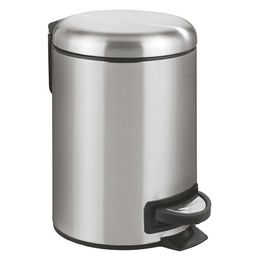 Wenko Treteimer "Leman" in Silber - 3 l - 15% | Muelleimer