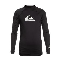 Quiksilver Jungen Neoprenjacke "All Time", schwarz, Gr. 10, [Hauptstoff] 86% recyceltes Polyester, 14% Elastan, Jacken
