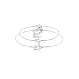 Elli Damen Schmuckset "Set Mutter Kind Sterne Astro Cut Out 925 Silber", onesize, silber, Silber 925 (Sterlingsilber), Schmuck_Sets