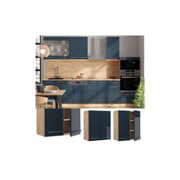 VICCO H&auml;ngeschrank Fame-Line Eiche Dunkelblau Hochglanz 60 cm