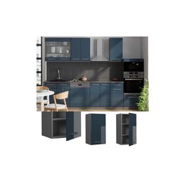 VICCO H&auml;ngeschrank Fame-Line Anthrazit Dunkelblau Hochglanz 40 cm