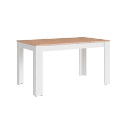 ByLiving Esstisch NORI, Breite 120 cm, wei&szlig;/Artisan Eiche (Eiche-Optik)