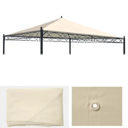 MCW Ersatzbezug f&uuml;r Dach Pergola Pavillon Calpe 3x3m ~ creme
