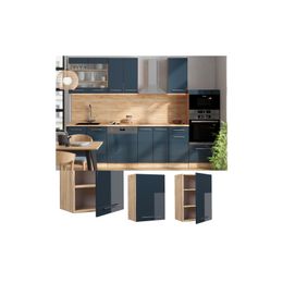 VICCO H&auml;ngeschrank Fame-Line Eiche Dunkelblau Hochglanz 50 cm