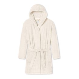 Schiesser Damen Bademantel Teddy Fleece
