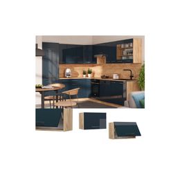 VICCO H&auml;ngeschrank Fame-Line Eiche Dunkelblau Hochglanz 60 cm flach