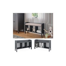 Vitalispa Sitzbank Ajaton Grau 107,2 x 63,8 cm