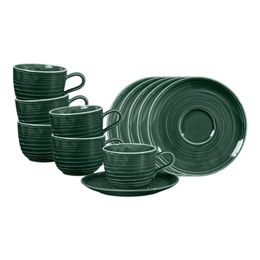 Seltmann Weiden Kaffeetassen mit Untertassen Terra 260 ml 6er Set