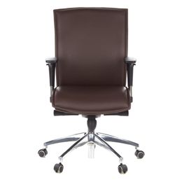 hjh OFFICE Luxus Chefsessel MURANO 10 Leder mit Armlehnen (h&ouml;henverstellbar)