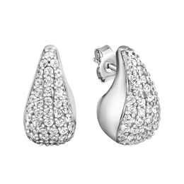 Celesta Silber Ohrring 925 Silber rhodiniert Zirkonia