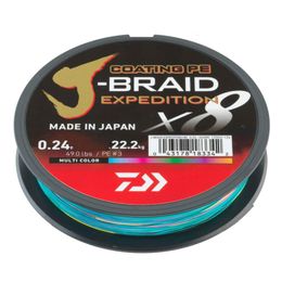 Daiwa J-Braid Exped. X8E 0.10mm-300m smash orange Geflochtene Schnur