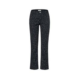 Tchibo Bedruckte Straight Jeans – Fit »Kira« - Schwarz - Gr.: 36