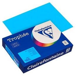 Clairefontaine Kopierpapier Trophée karibischblau DIN A4 160 qm 250 Blatt