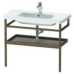 Duravit DuraStyle Handtuchhalter DS988304377 94 x 44 cm, basalt matt/amerikanisch Nussbaum, mit Ablage