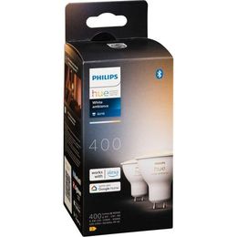 Philips Hue Set GU10 BT 2er 5W 400lm White Ambiance