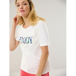 Walbusch Freizeitshirt Gartenblumen