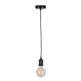 toom Pendelleuchte 'Romy' schwarz E27 210 cm