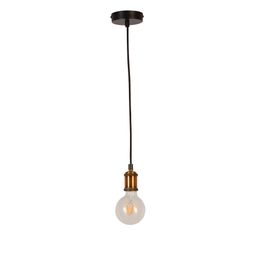 toom Pendelleuchte 'Romy' schwarz/gold E27 210 cm