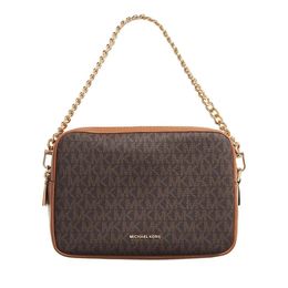 Michael Kors Crossbody Bags - Md Dblzp Chn Camera Xbody - Gr. unisize - in Braun - f&uuml;r Damen
