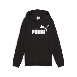 Hoodie Puma "ESS No. 1 Logo Hoodie Jungen", Kinder, Gr. 128, schwarz, Obermaterial: 32% Polyester, 68% Baumwolle; Kapuzenfutter: 100% Baumwolle; Rippe: 3% Elasthan, 97% Baumwolle, normal, Langarm, Sweatshirts