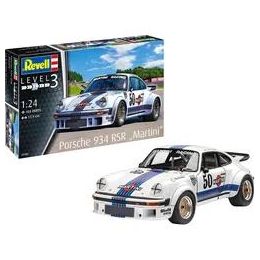 Modellbausatz Revell "Porsche 934 RSR "Martini"", weiß, Modellbausätze, KinderL:17,9cm, Kunststoff, Made in Europe, L:17,9cm