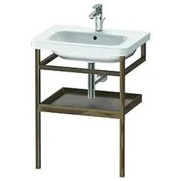 Duravit DuraStyle Handtuchhalter DS988104377 59 x 44 cm, basalt matt/amerikanisch Nussbaum, mit Ablage