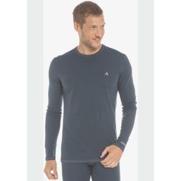 Schöffel Funktionsshirt SCHÖFFEL "Merino Sport Shirt 1/1 Arm M", Damen, Gr. M, 9665, schwarz, Oberstoff : 43% Lyocell 34% Wolle 23% Nylon, sportlich, Rundhals, Langarm, Shirts