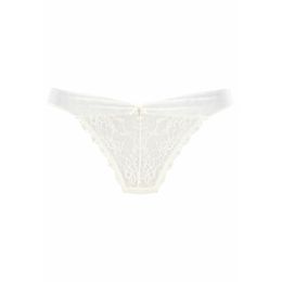 Lascana String-Tanga in raffinierter Schnittform Damen Gr&ouml;&szlig;e M beige