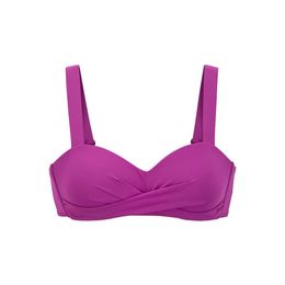 Lascana Bikinitop Damen Gr&ouml;&szlig;e 75 neonlila