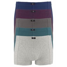 H.I.S. H.I.S Boxer Jungen Gr&ouml;&szlig;e 92 blau / grau / graumeliert / petrol / aubergine