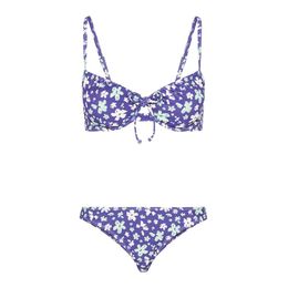 LSCN by LASCANA Bikini 'Cecily' Damen Gr&ouml;&szlig;e XL indigo / mint / wei&szlig;