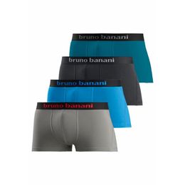 Bruno Banani Boxershorts Herren Gr&ouml;&szlig;e S blau / grau / gr&uuml;n / schwarz