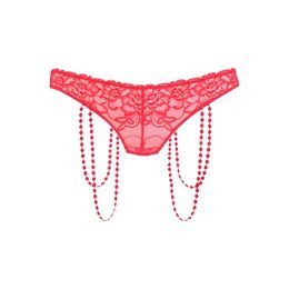 JETTE String Damen Gr&ouml;&szlig;e L rot Winterschuhe