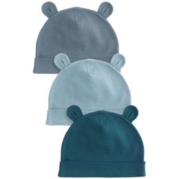 next M&uuml;tze Jungen Gr&ouml;&szlig;e 48 taubenblau / pastellblau / petrol