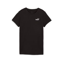 Puma Sport T-Shirt 'Ess No. 1' Damen Gr&ouml;&szlig;e XS schwarz / wei&szlig;