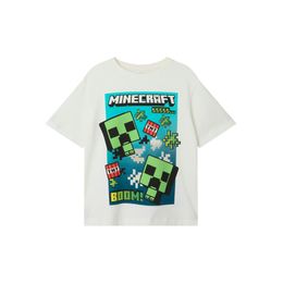 name it T-Shirt 'NKMMus Minecraft' Jungen Gr&ouml;&szlig;e 116 t&uuml;rkis / limette / schwarz / wei&szlig;