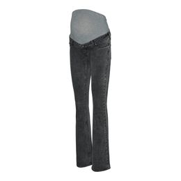 MAMALICIOUS Umstand Jeans 'MLOSAKA' Damen Gr&ouml;&szlig;e 33 graumeliert / black denim
