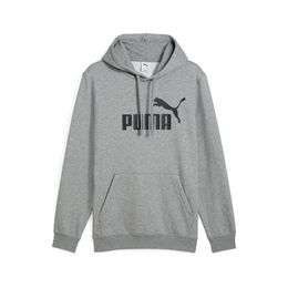 Puma Sweatshirt 'Ess No. 1' male size XS mottled grey / Black