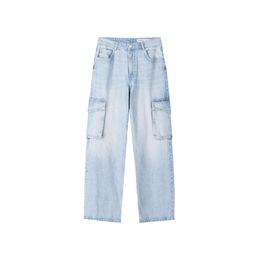 Bershka Cargojeans Damen Gr&ouml;&szlig;e 27/28 blue denim