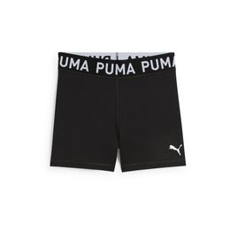 Puma Sportshorts 'Strong 3' Damen Gr&ouml;&szlig;e L schwarz / wei&szlig;