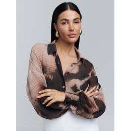 BWLDR Bluse 'NADIA' Damen Gr&ouml;&szlig;e XXL beige / braun