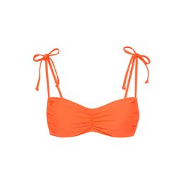 LSCN by LASCANA Bikini Top 'Gina' female size 80 Orange red