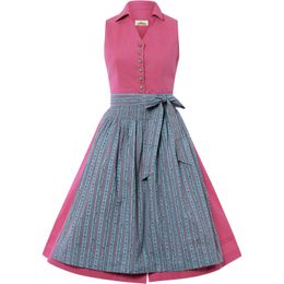 Almsach Dirndlkleid mit Kragen Pink (Gr&ouml;&szlig;e: 36)