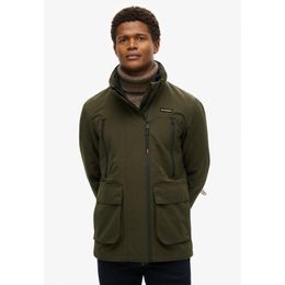 Outdoorjacke Superdry "NON HOOD ULTIMATE WINDBREAKER", Herren, Gr. L, grün (surplus goods olive grün), Web, Obermaterial: 100% Polyester, unifarben, modisch, regular fit, Langarm, Jacken