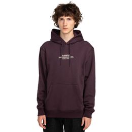 Hoodie Element "Skateboard Co", Herren, Gr. M, lila (plum perfect), [Hauptstoff] 40% Polyester, 30% Baumwolle, 30% Baumwolle, Sweatshirts