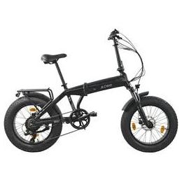 E-Bike Llobe "E-Falt-Fatbike 20" Robust Pro" Gr. 38, schwarz, E-Bikes, 38cm, 20 Zoll (50,80cm)