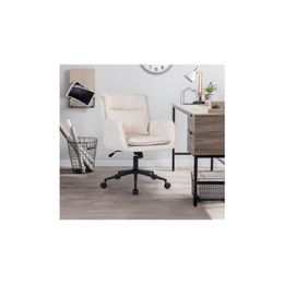 Home Deluxe B&uuml;rostuhl aus Webstoff CORA, Versch. Ausf&uuml;hrungen - beige