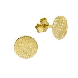 Celesta Gold Ohrringe Gold 375 Coin-Motiv
