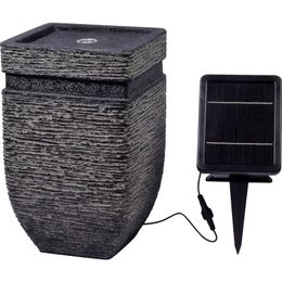 Dobar Gartenbrunnen &bdquo;Hera&ldquo; mit Solar-Panel Wasserspiel